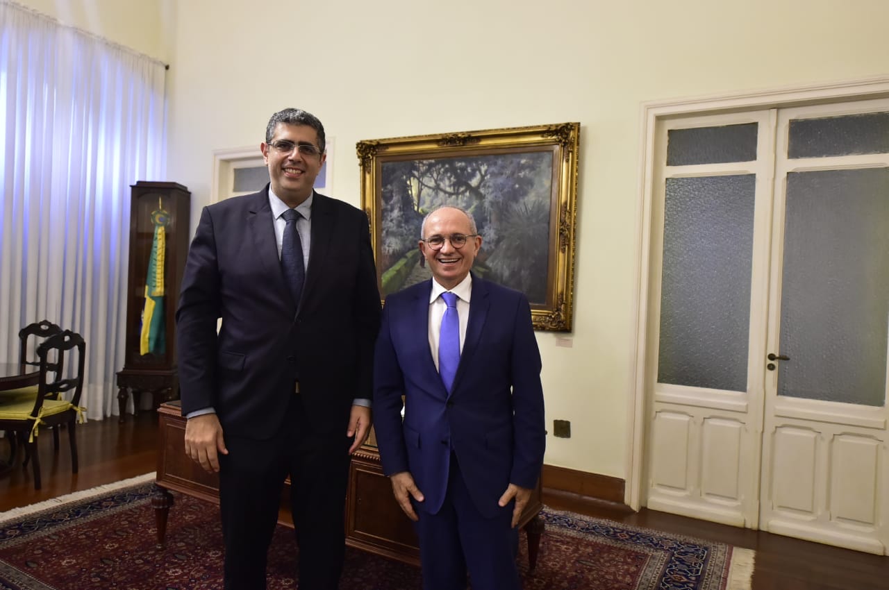 Governo ES - Governador recebe presidente eleito da OAB-ES