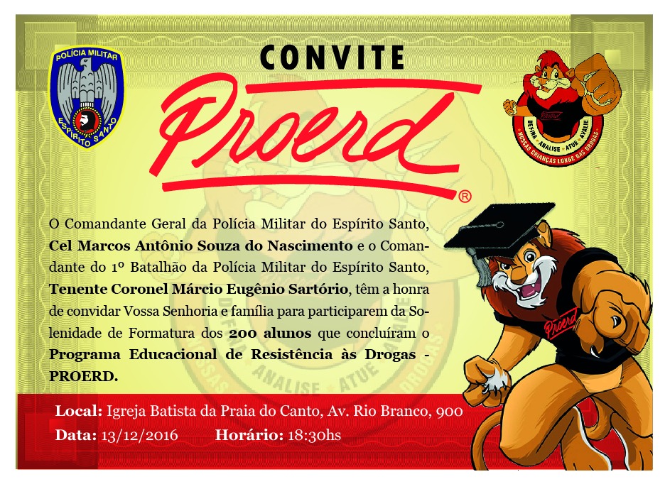 Governo ES - Polícia Militar realiza formatura do Proerd em Vitória