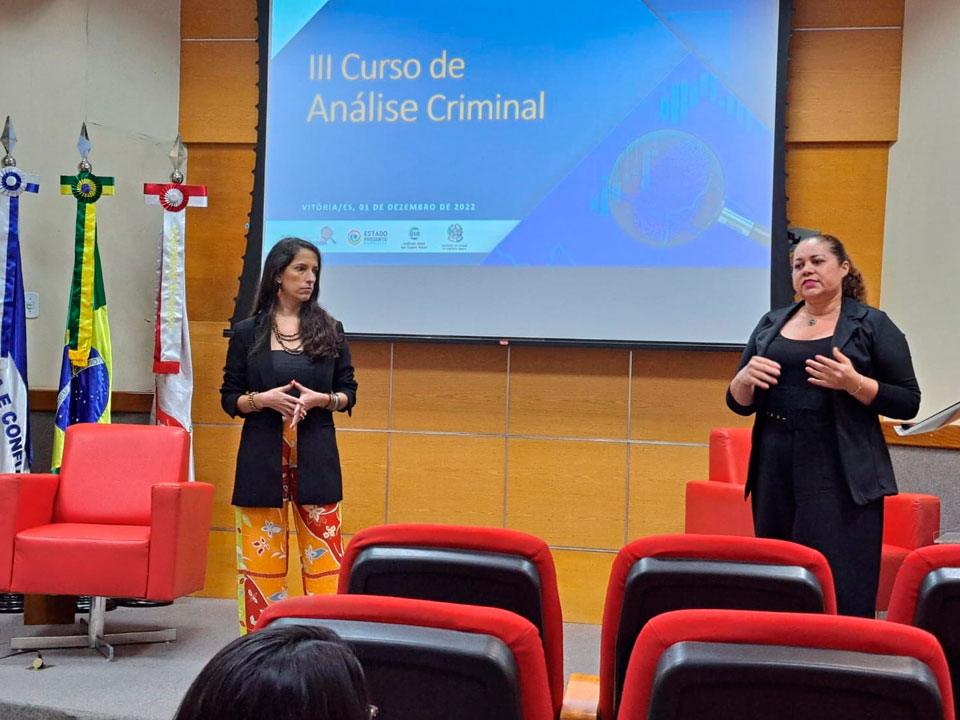 Governo ES - Intercâmbio marca 3ª edição do curso de Análise Criminal